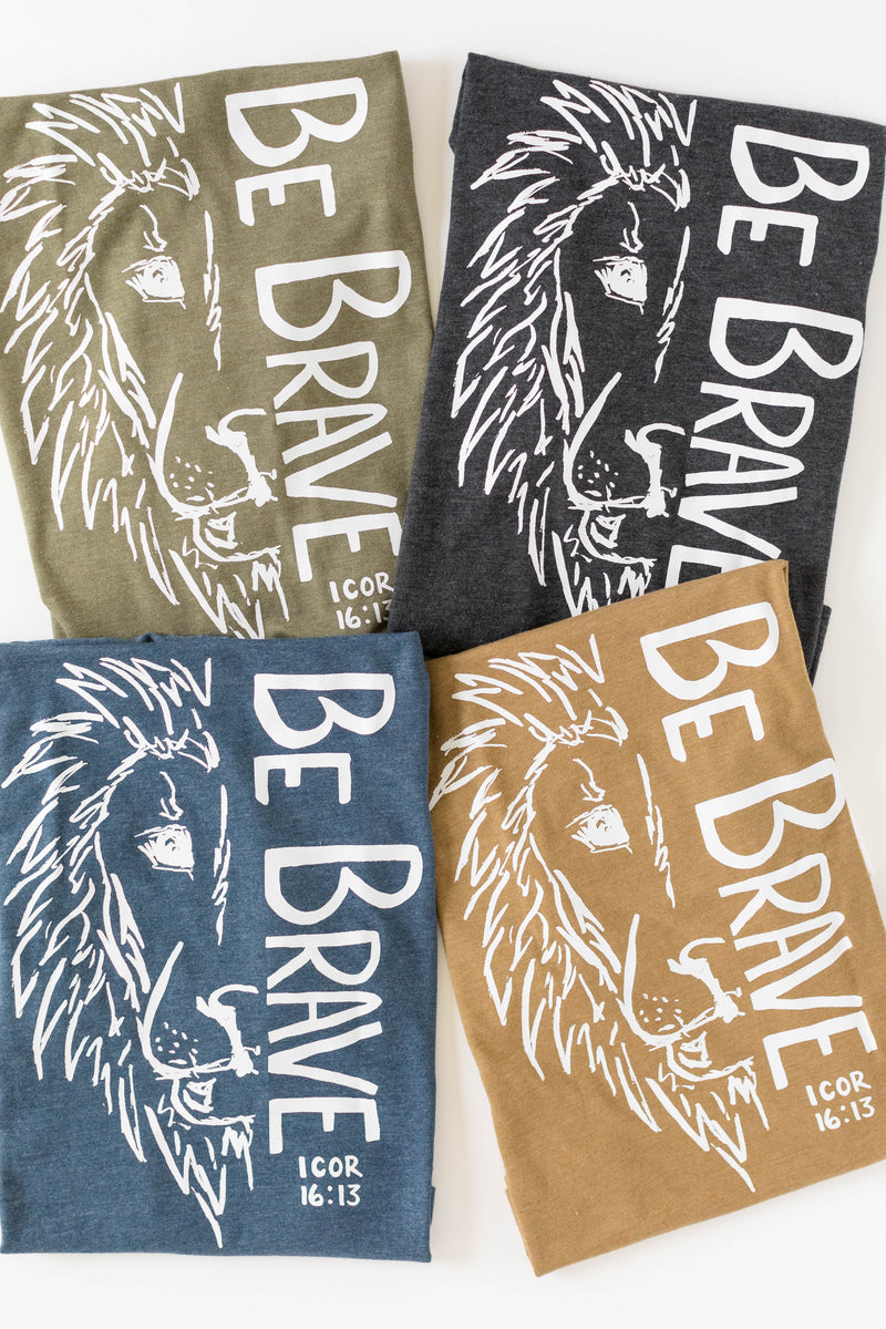 Limited Edition Be Brave Lion T-shirt – His Kids Company