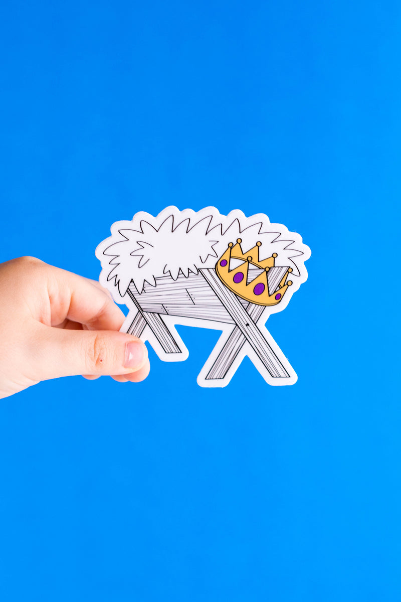 Jesus is King Sticker – His Kids Company