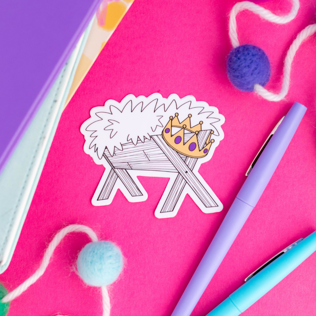 Jesus is King Sticker – His Kids Company