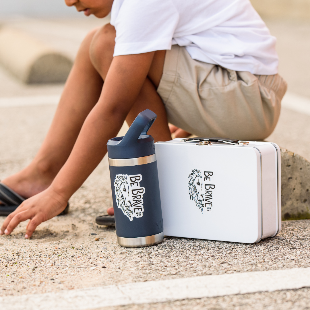 Be Brave Lion Sticker – His Kids Company